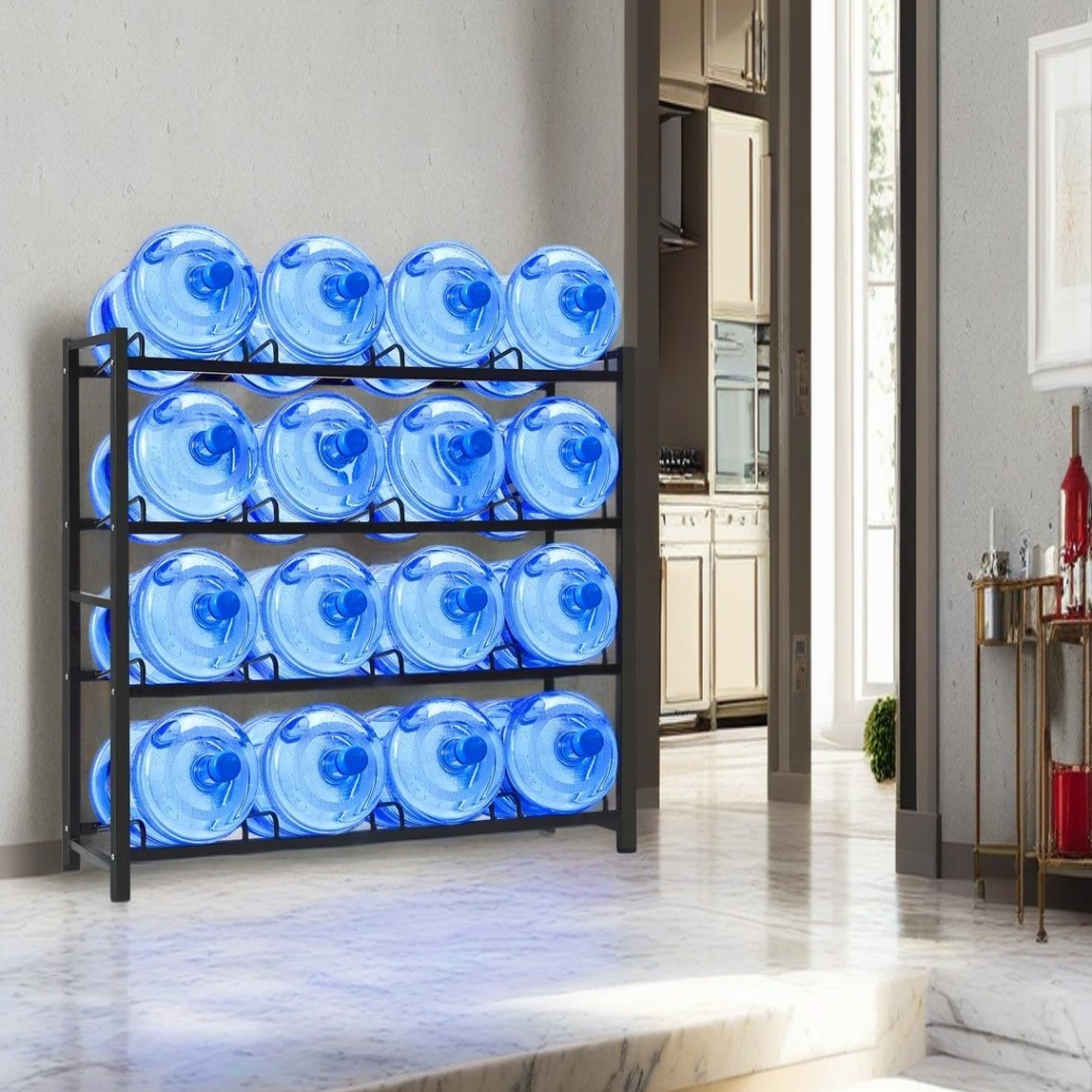 HomStora 5-Gallon Jug Rack: Your Essential Emergency Water Storage ...